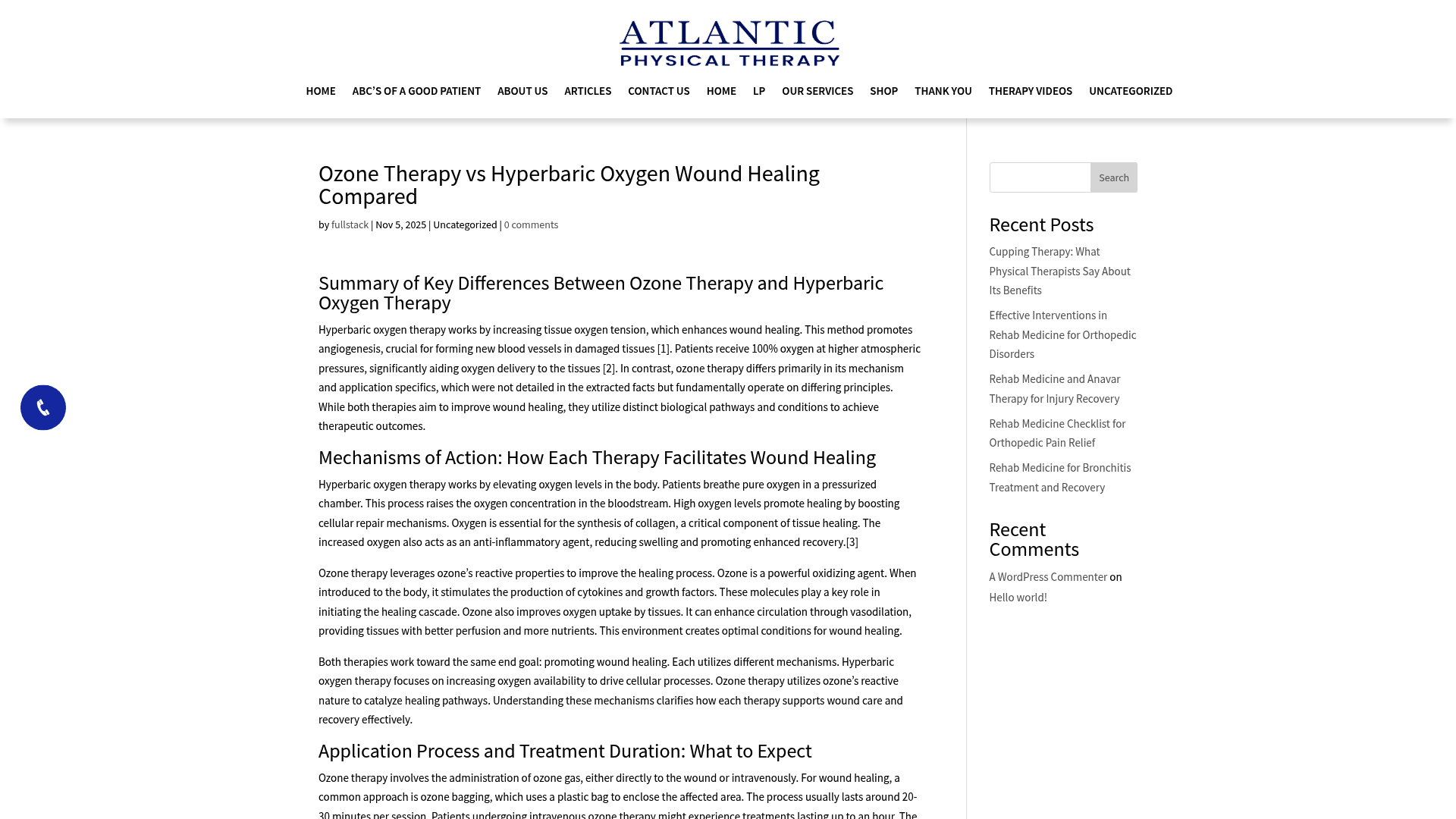 What Is Rectal Ozone Therapy and How It Works - Atlantic Physical Therapy